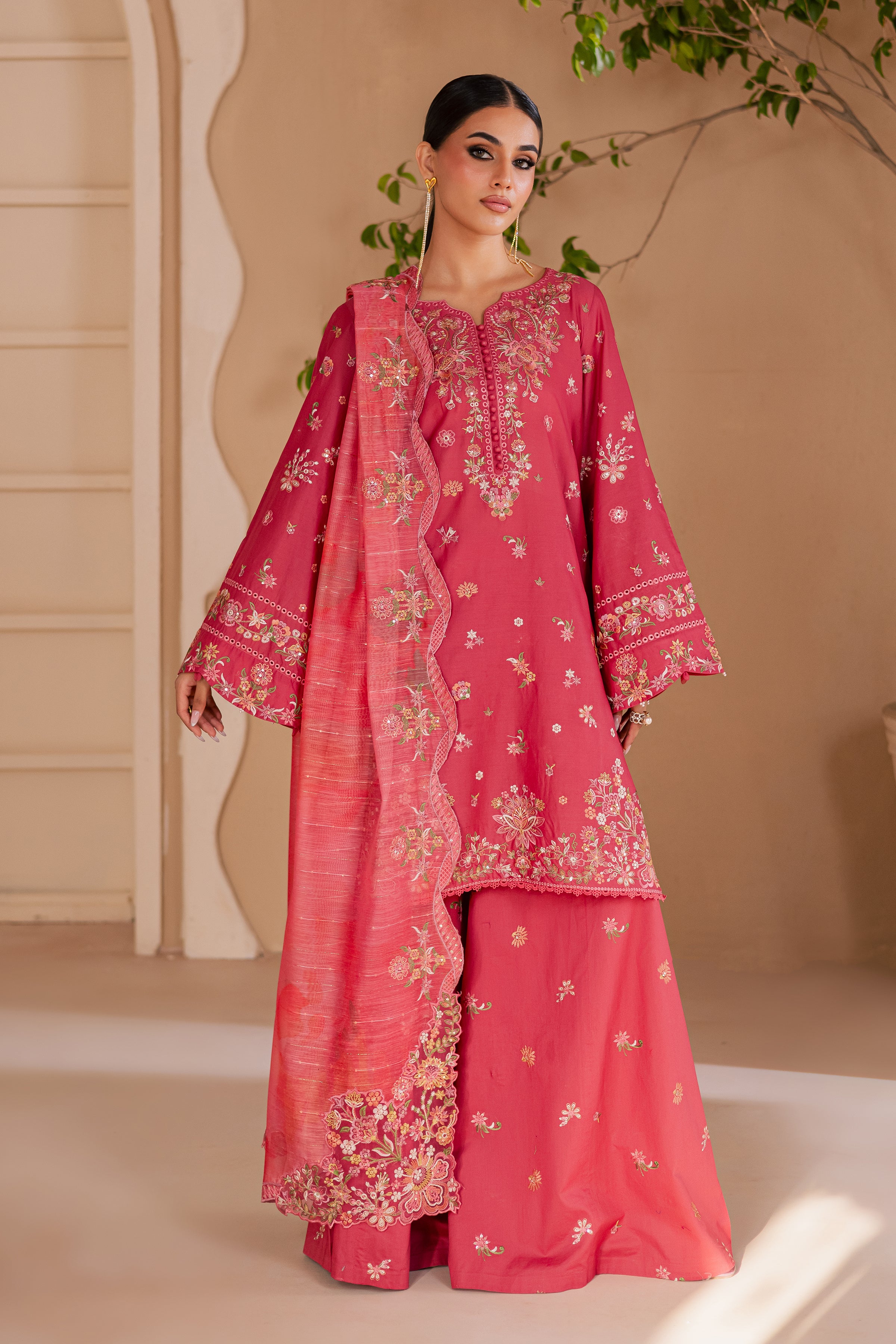 Laleen 3Pc - Embroidered Lawn Dress – BATIK